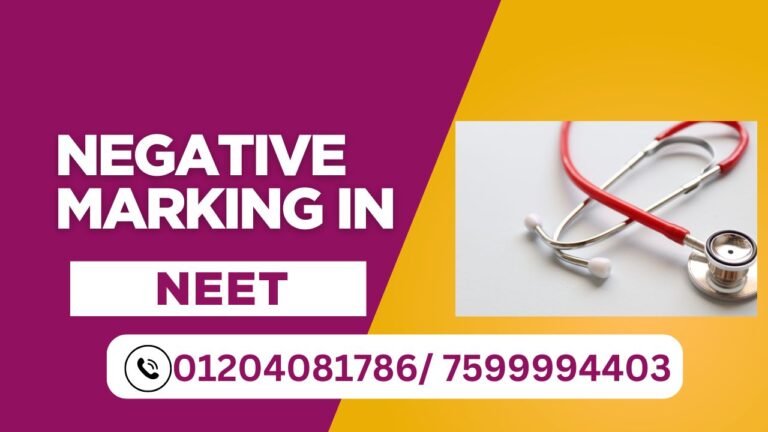 Negative Marking in NEET - MBBS| MD/MS| DM|MCh